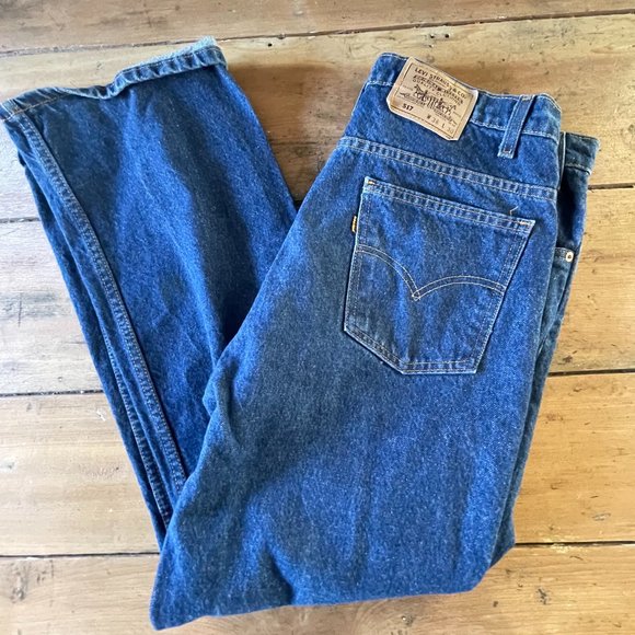 Levi's | Jeans | Vintage Orange Tab 57 Levis Made In The Usa 38w X 3l Medium Washed Blue Jeans ...